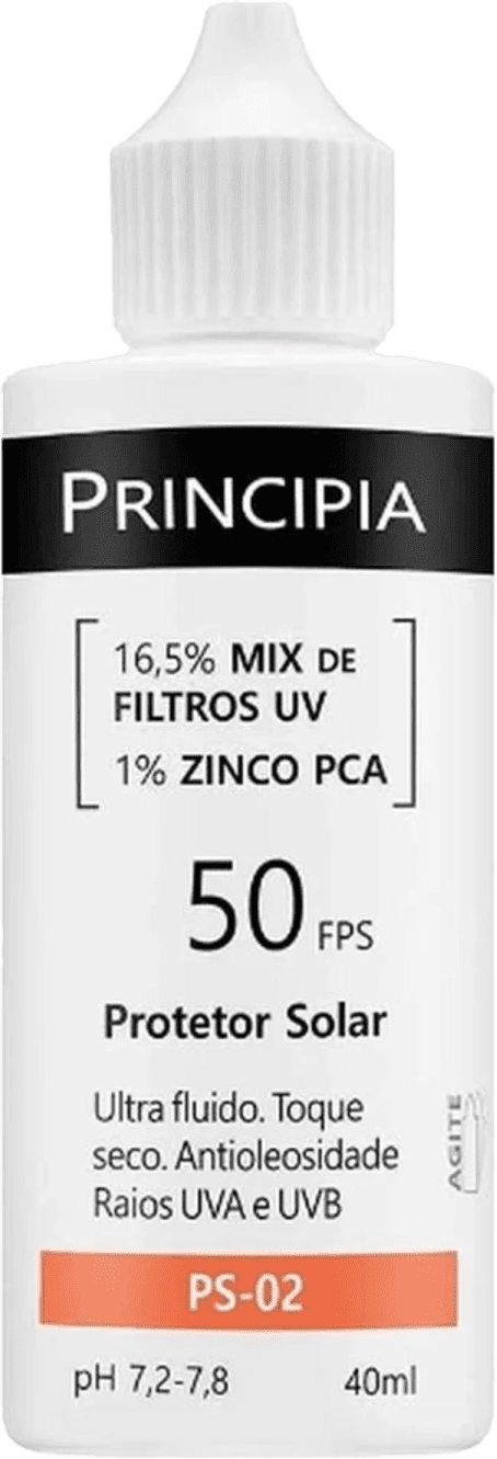 Protetor Solar Principia FPS 50 Toque Seco PS-02 com 40ml