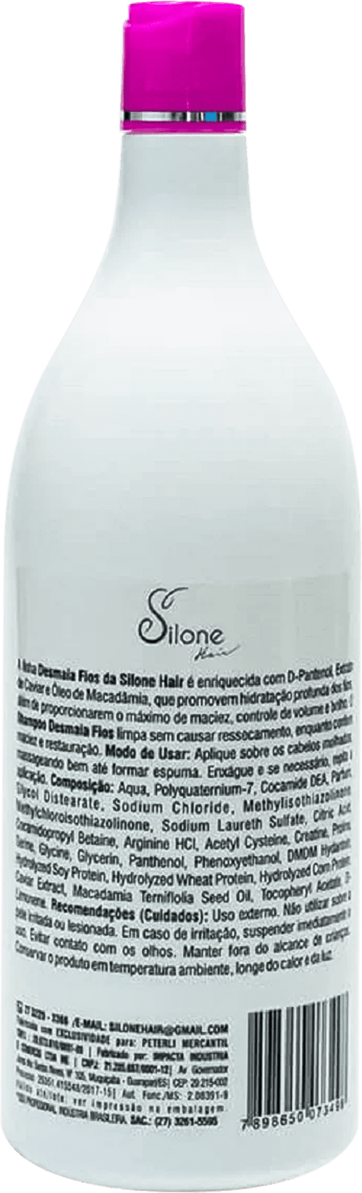 Silone Hair Desmaia Fios Shampoo 1litro