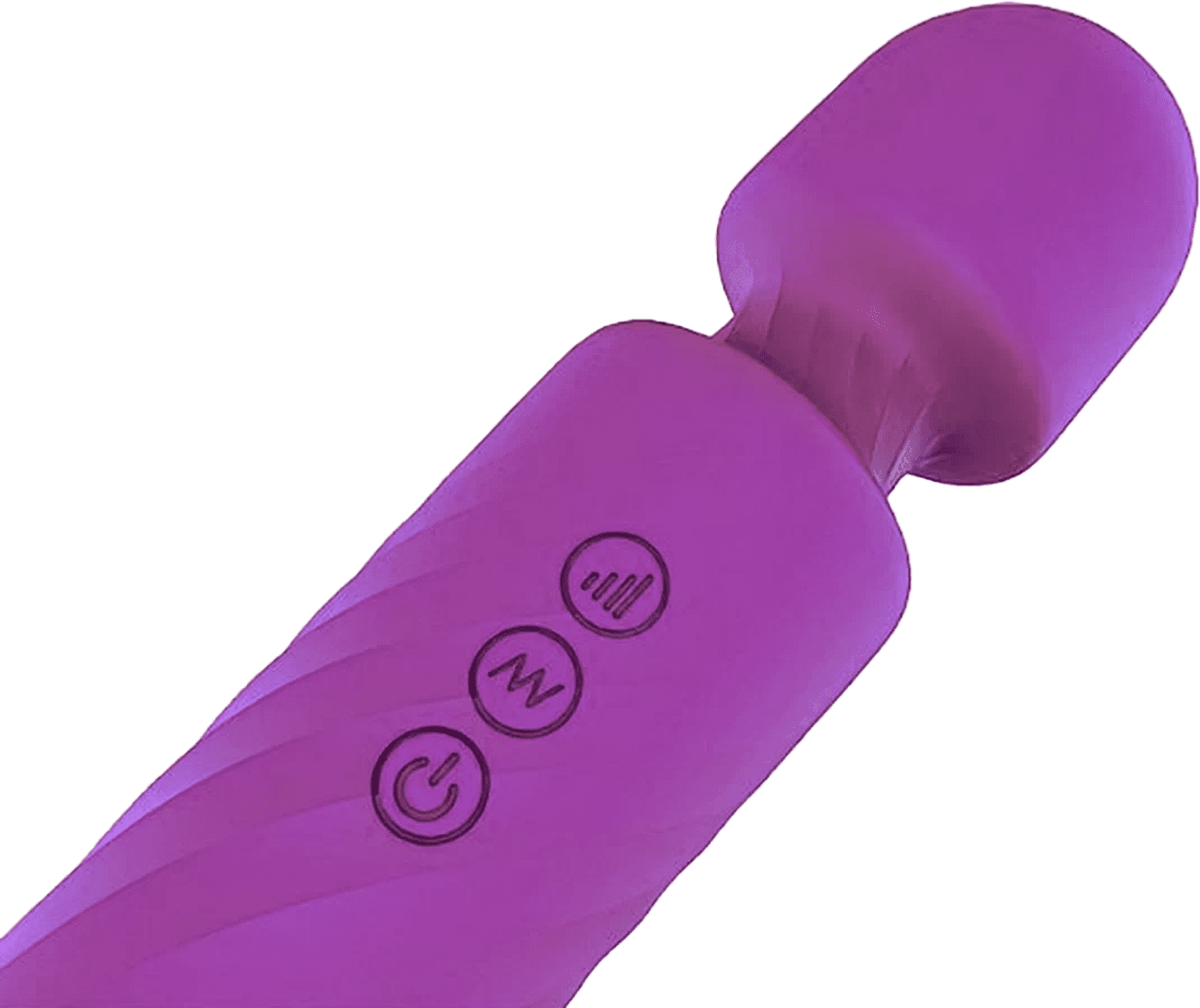 Vibrador Varinha Mágica Recarregável 7 Vibrações Com Cabeça Flexível