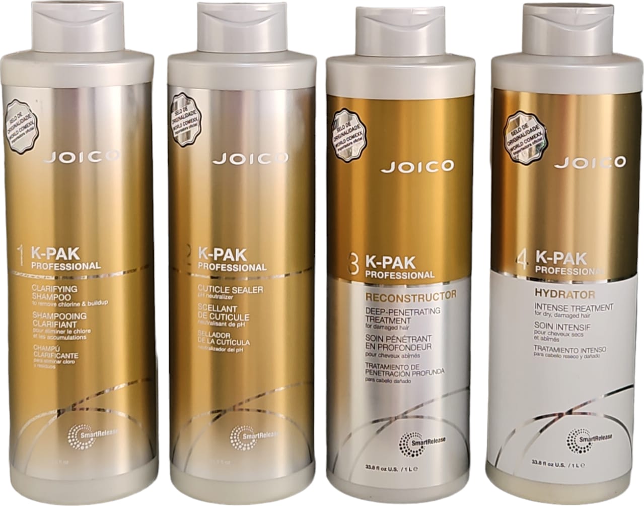 Joico Kit K Pak Professional 4 Passos 1000ml