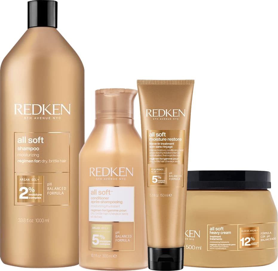 Kit Redken All Soft Tratamento Completo | Beleza na Web