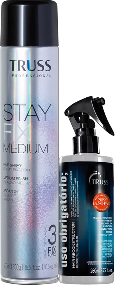 Kit TRUSS Stay Fix Medium + Uso Obrigatório | Beleza na Web