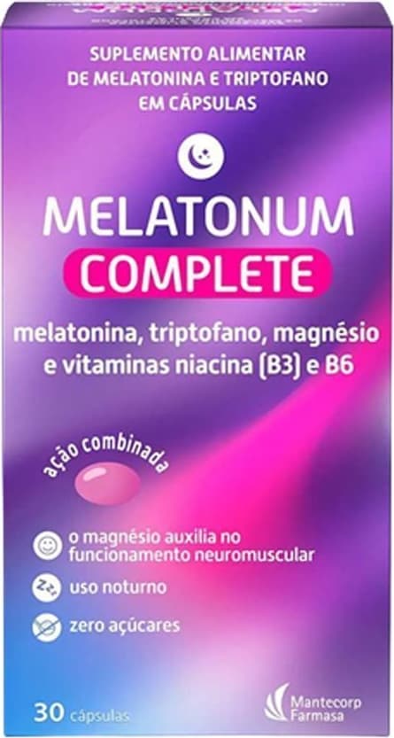 Melatonum Complete Mantecorp 30 Cápsulas