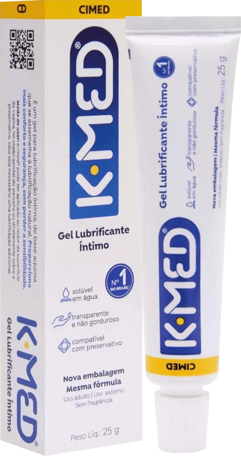 Gel Lubrificante Íntimo Cimed K-Med 25g | Beleza na Web