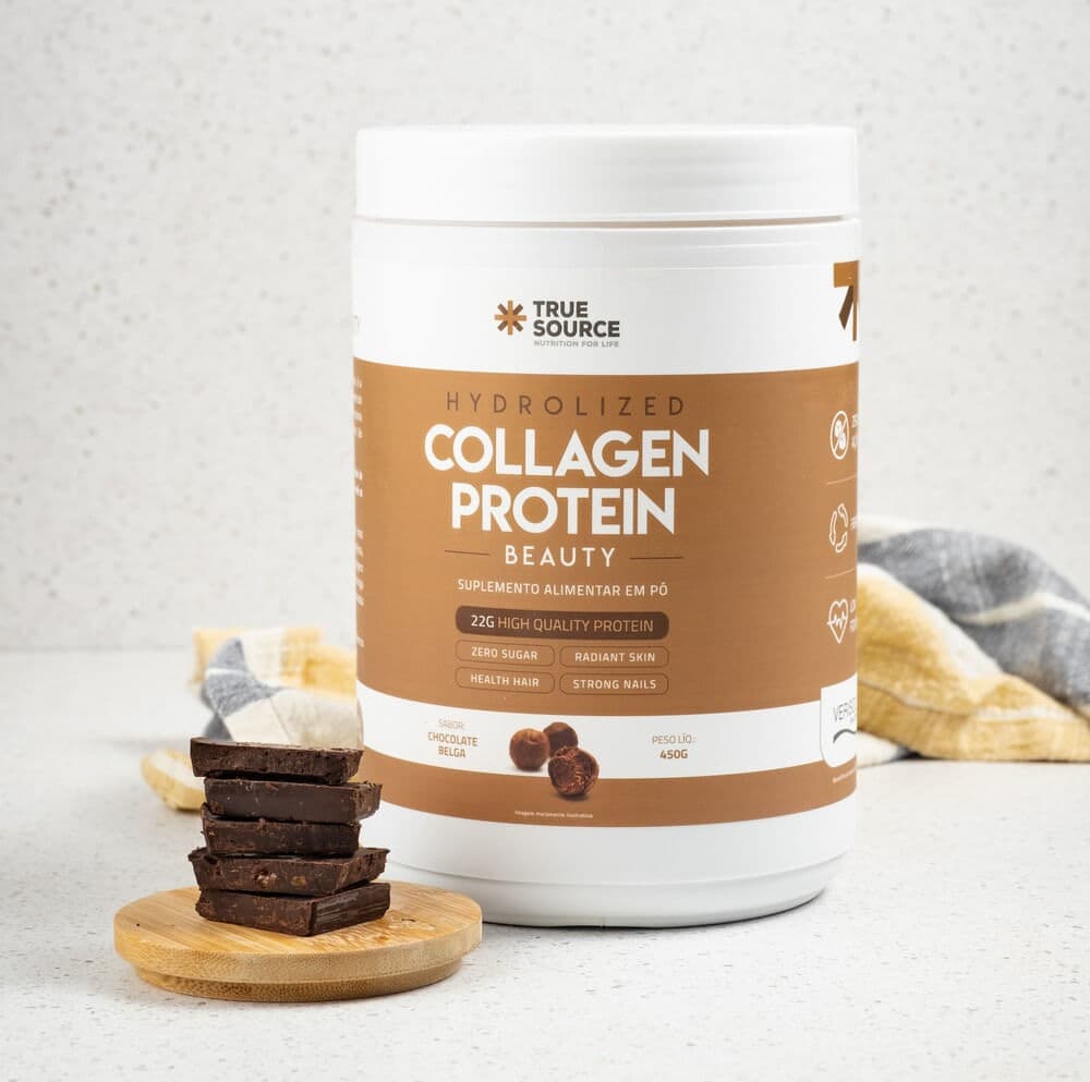 Suplemento Alimentar em Pó True Source Collagen Protein Hydrolized ...