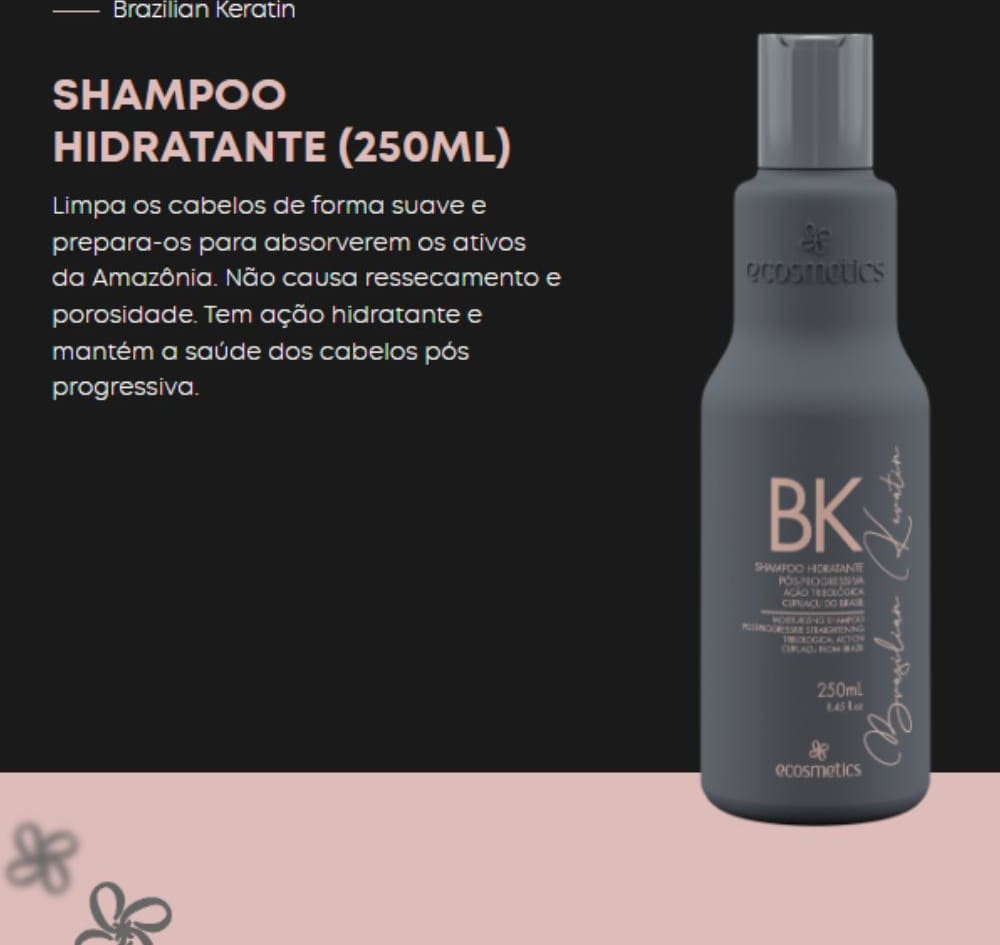 Kit Ecosmetics BK Brazilian Delux Keratin | Beleza na Web