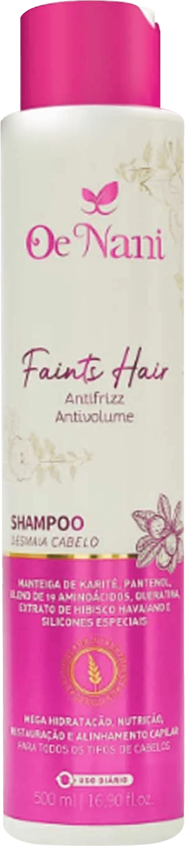 Shampoo Oe Nani Faints Hair Desmaia Cabelo | Beleza na Web