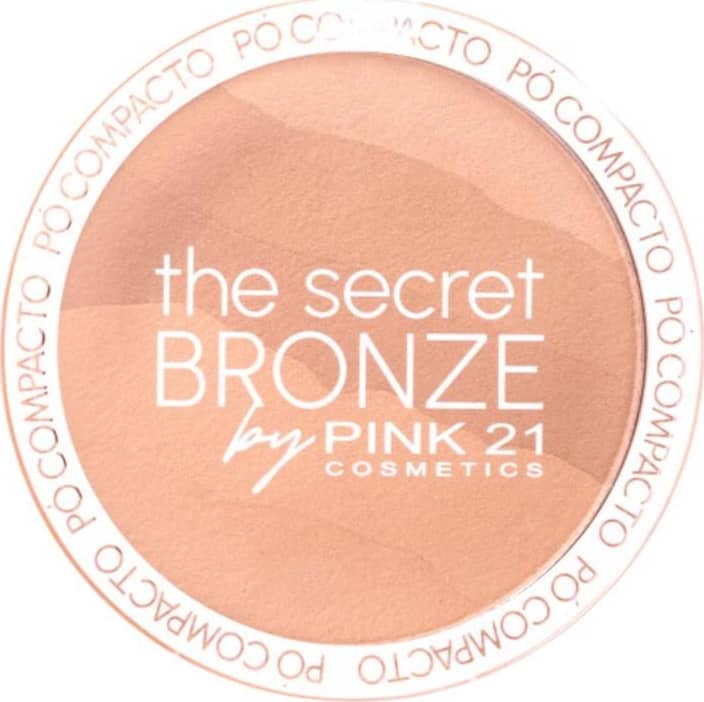 Pó Compacto Pink 21 The Secret Bronze 03