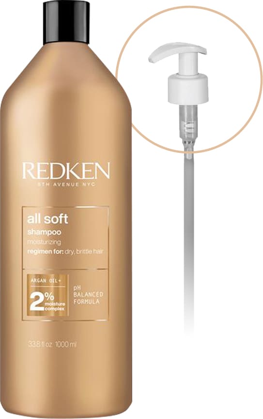 Kit Redken All Soft Shampoo e Válvula Pump (2 produtos)