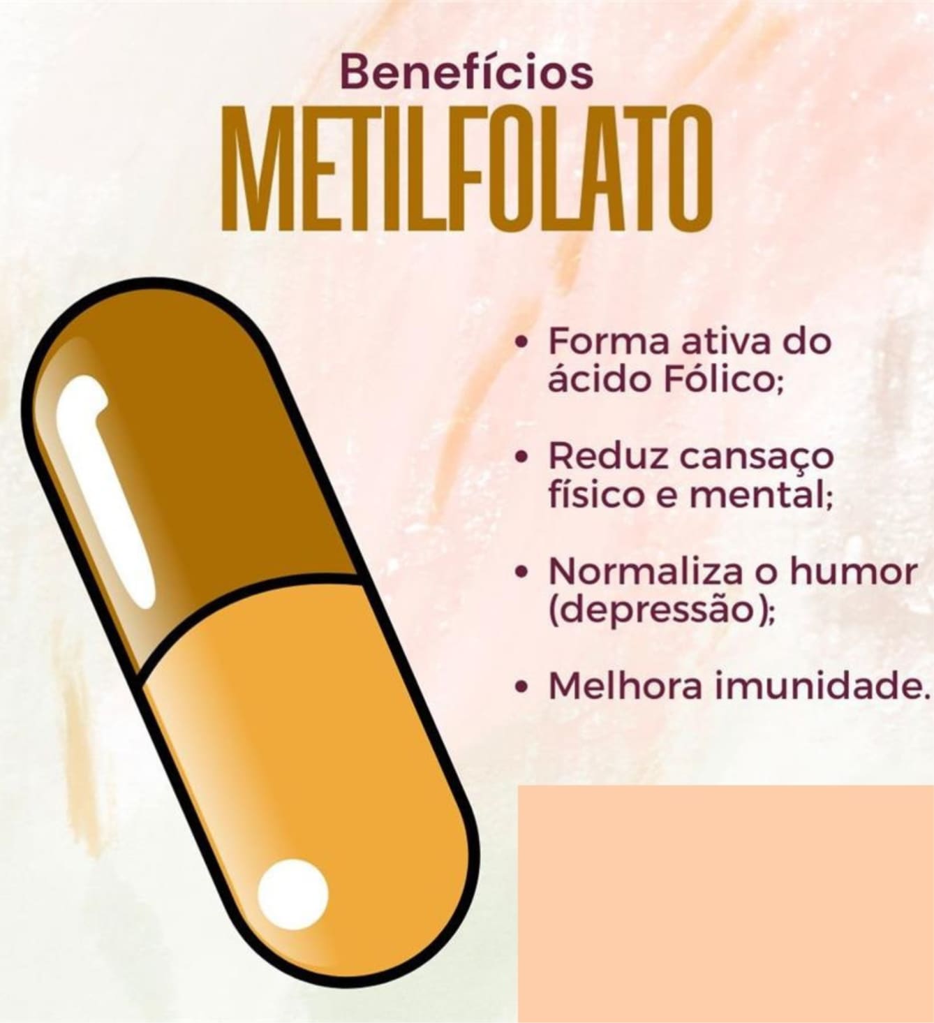 Metilfolato + Vit B6 + B12 Acido Folico Equaliv 30 Capsulas Gravidez