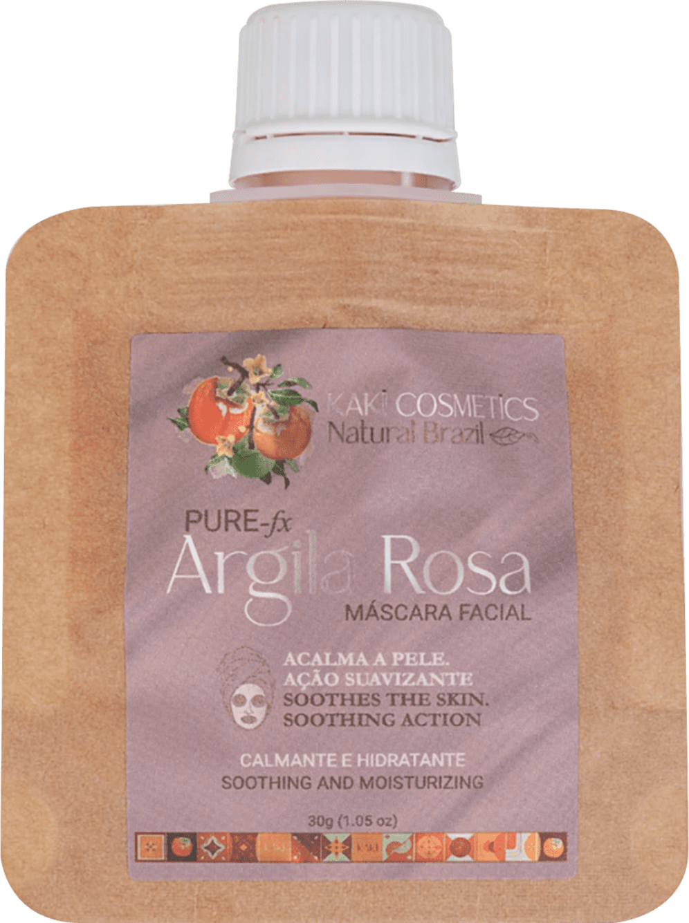 Máscara Facial Kaki Cosmetics Pure-fx Argila Rosa | Beleza na Web