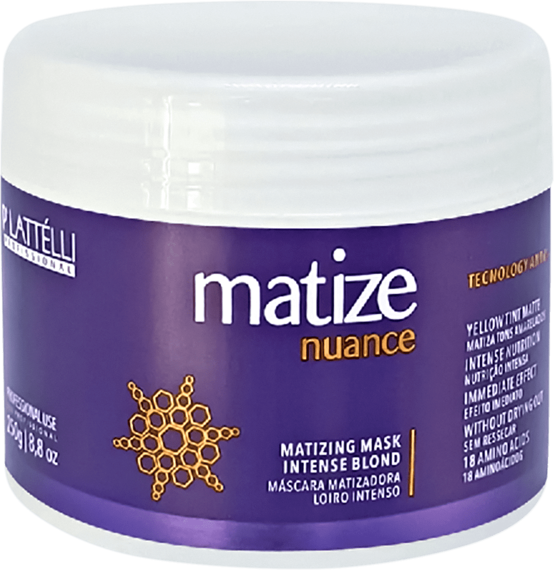 Máscara P`lattélli Matize Nuance 500g