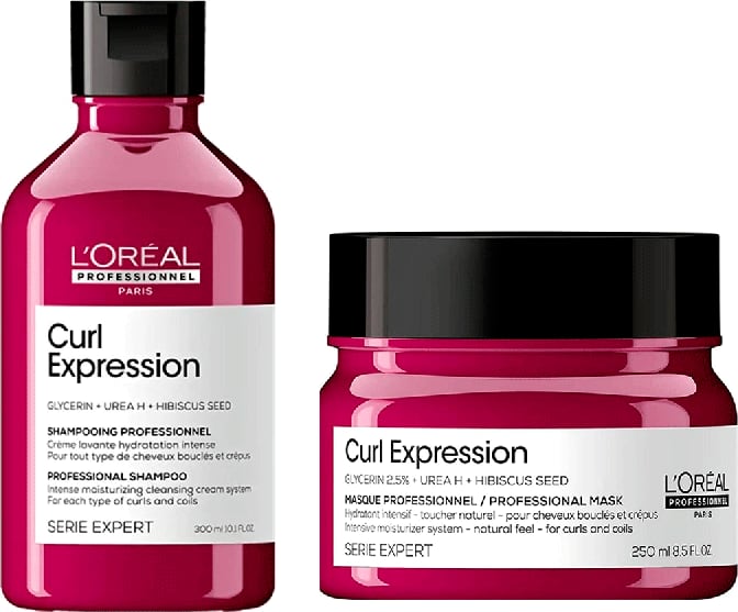 Kit L'oréal Curl Expression - Shampoo curl expression 300ml + Máscara ...