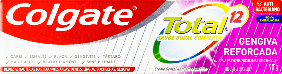 Creme Dental Colgate Total 12 Gengiva Reforçada 90g