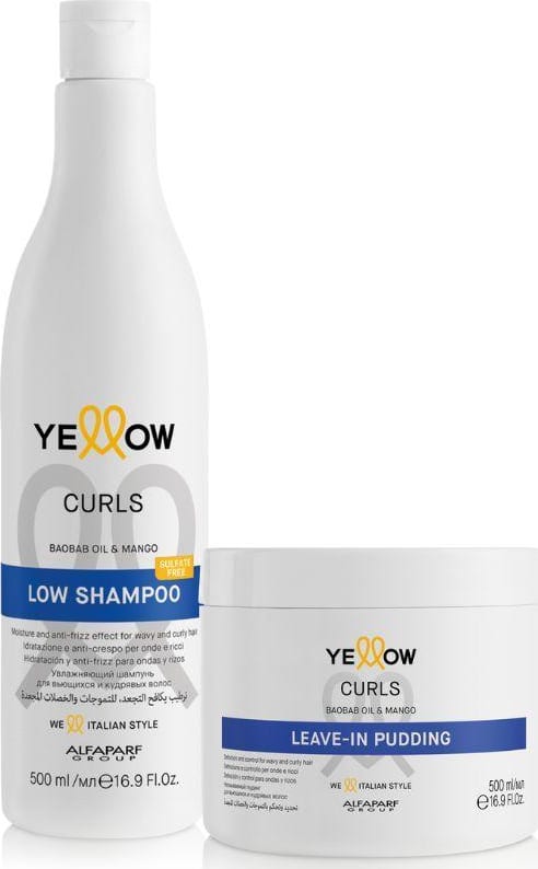 Yellow Curls Shampoo + Leave in Pudding 500ml