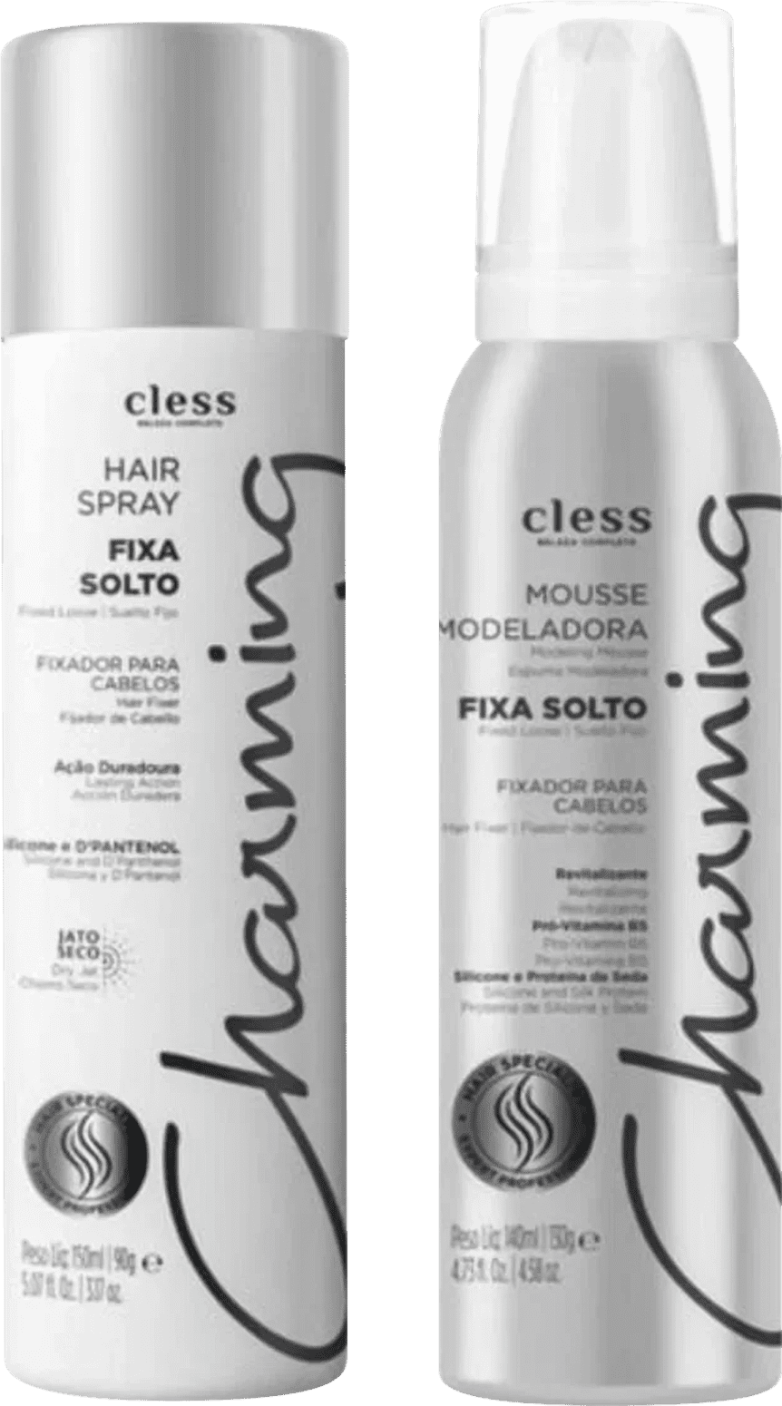 Kit Charming Normal Fixa Solto 2pc (Spray 150ml + Mousse 140ml)