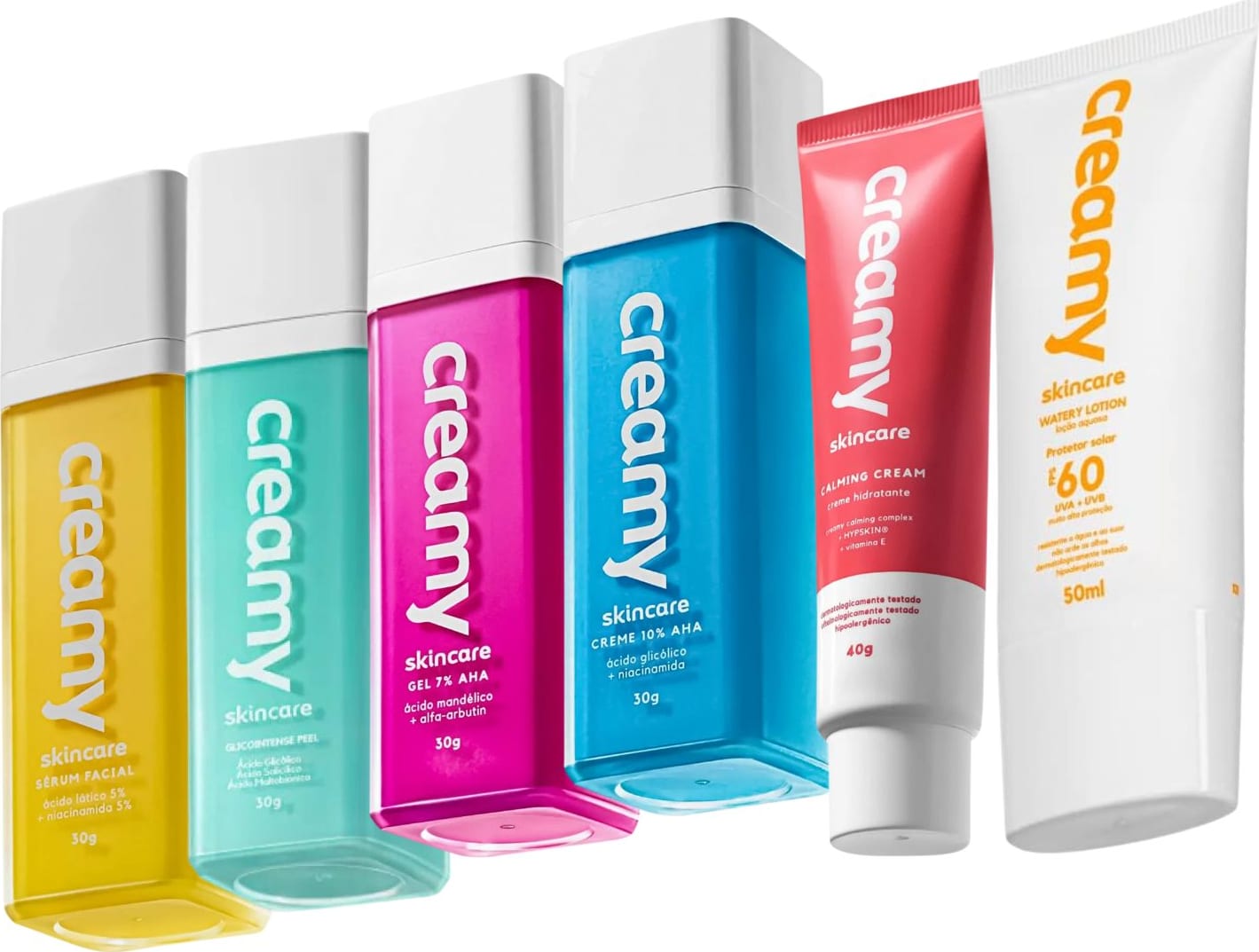 Kit Creamy Skincare Ácidos Anti Age (5 produtos)