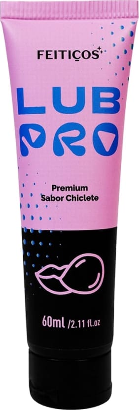 Gel Lubrificante Intimo Sabor Chiclete Premium LubPro Feitiços ...