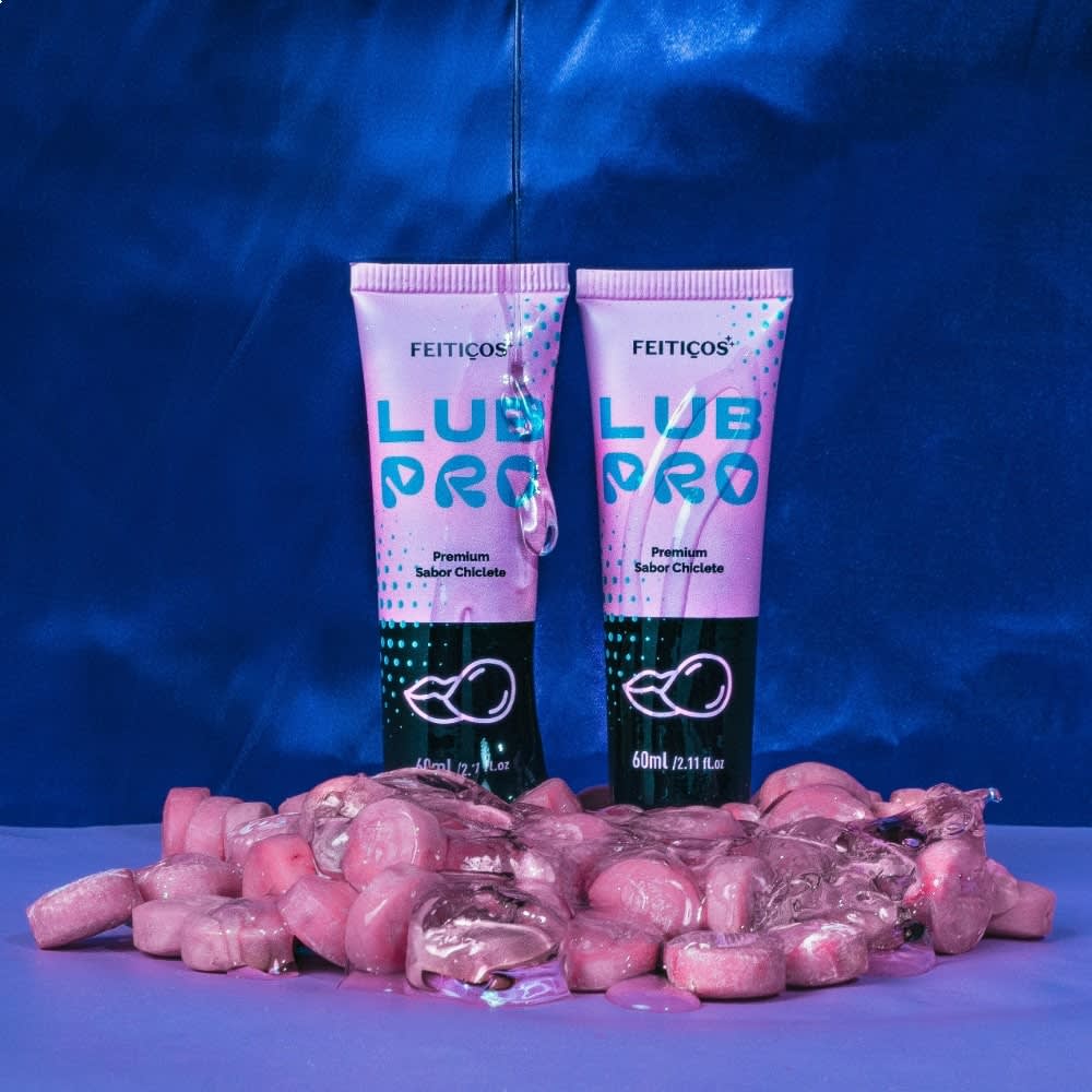 Gel Lubrificante Intimo Sabor Chiclete Premium LubPro Feitiços ...