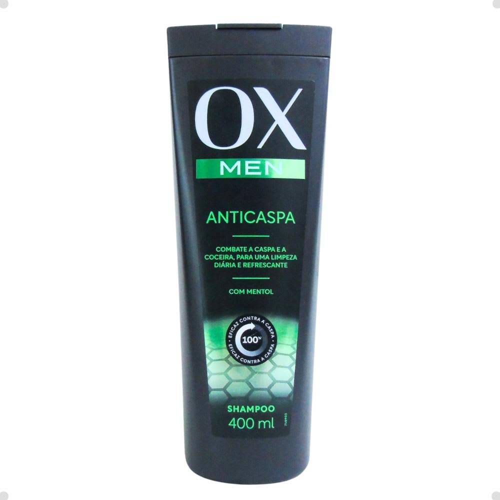 Shampoo Anticaspa OX Cosméticos Men 400ml | Beleza na Web
