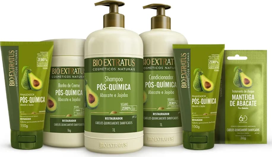 Kit Bio Extratus Pós Quimica Linha Completa (1L/Kg)