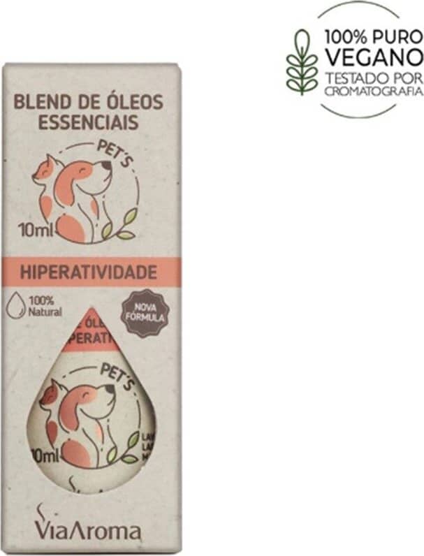 Blend de Óleos Essenciais Pets Hiperatividade Via Aroma 10ml