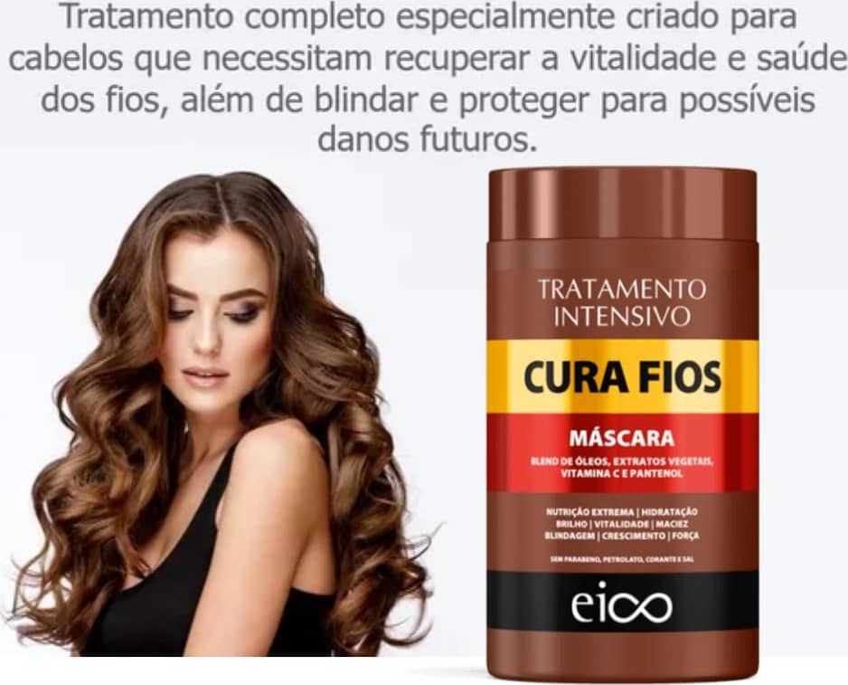 MASCARA DE TRATAMENTO EICO CURA FIOS 1KG