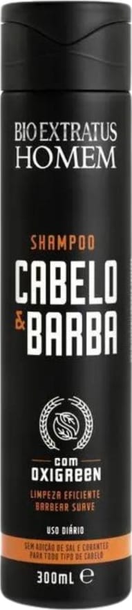 Shampoo + Condicionador Bio Extratus Homem Cabelo & Barba 300ml