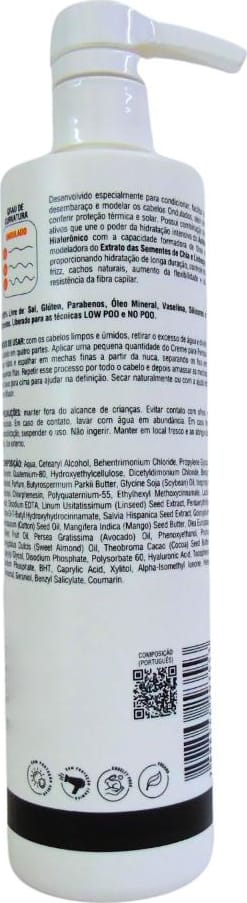 Creme para Pentear Acquaflora Forma Curvas Modelador de Ondas 480ml