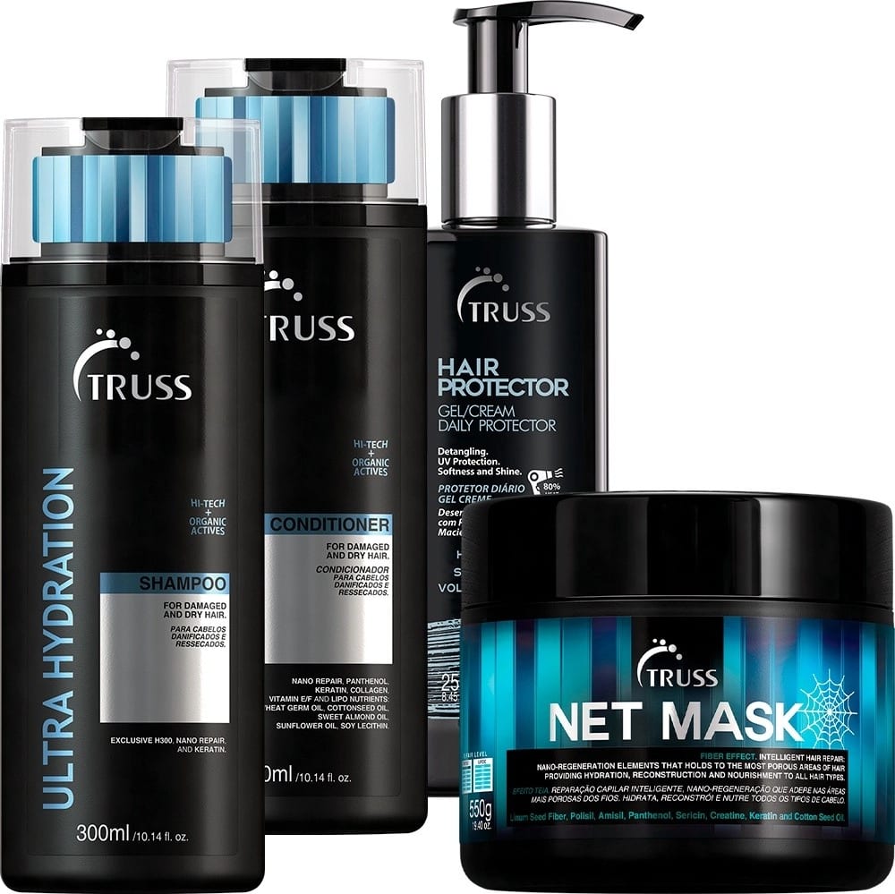 Kit Truss Ultra Hydration Net Mask Hair Protector | Beleza na Web