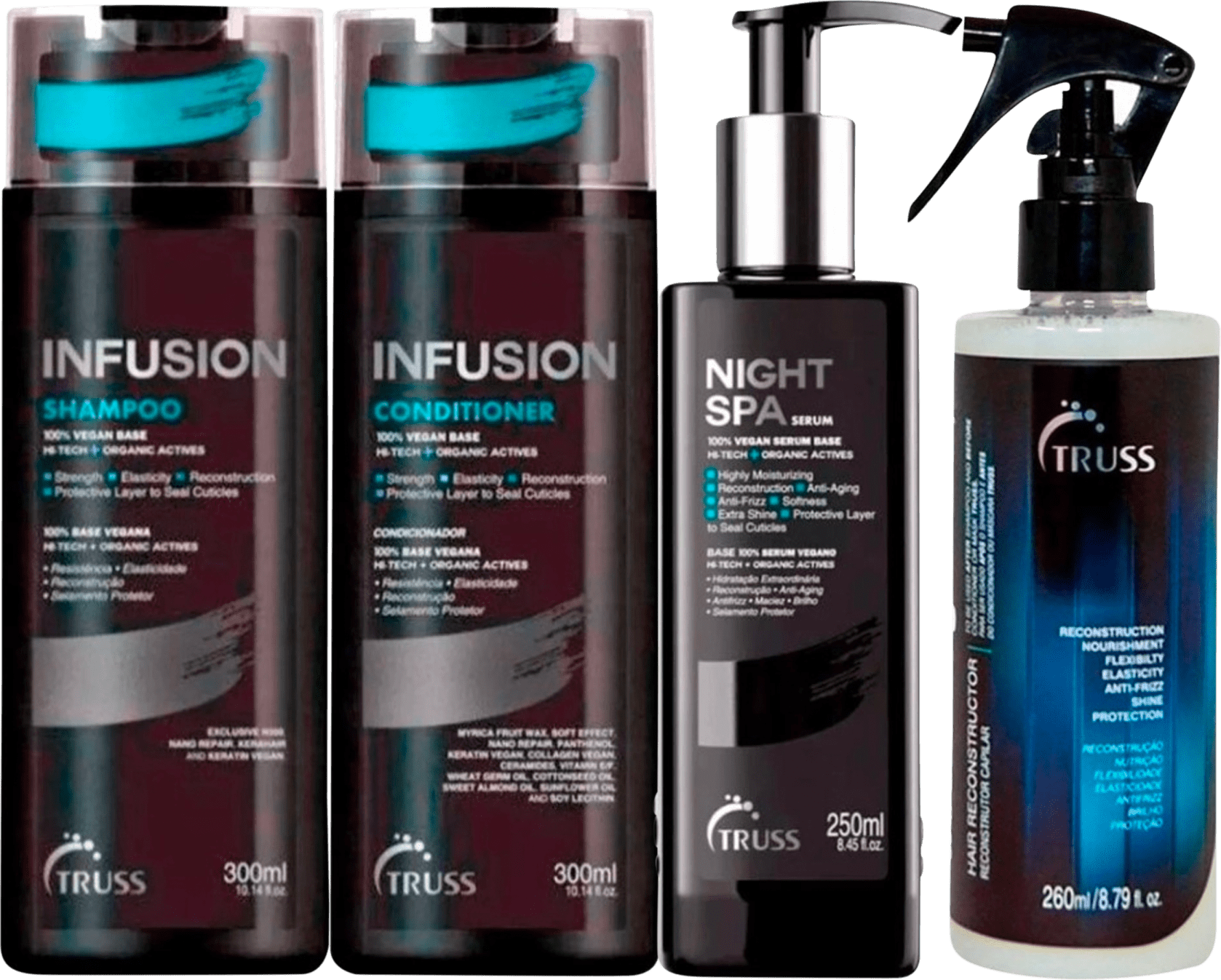 Kit Truss Infusion + Night Spa + Uso Obrigatório | Beleza na Web