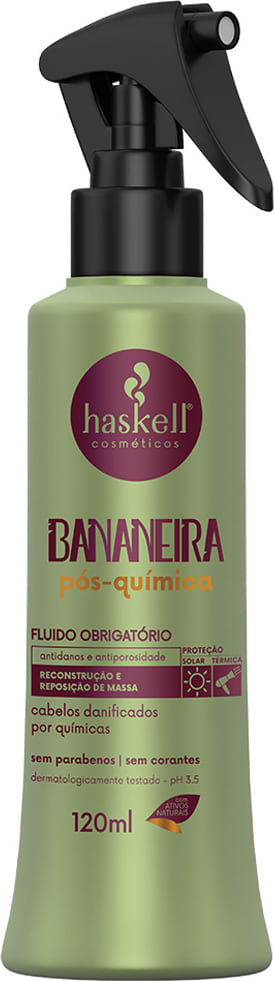Kit Bananeira Pós-Química Haskell 4 itens 300ml
