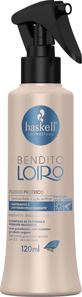 Kit Bendito Loiro Haskell Máscara 300g + Fluído
