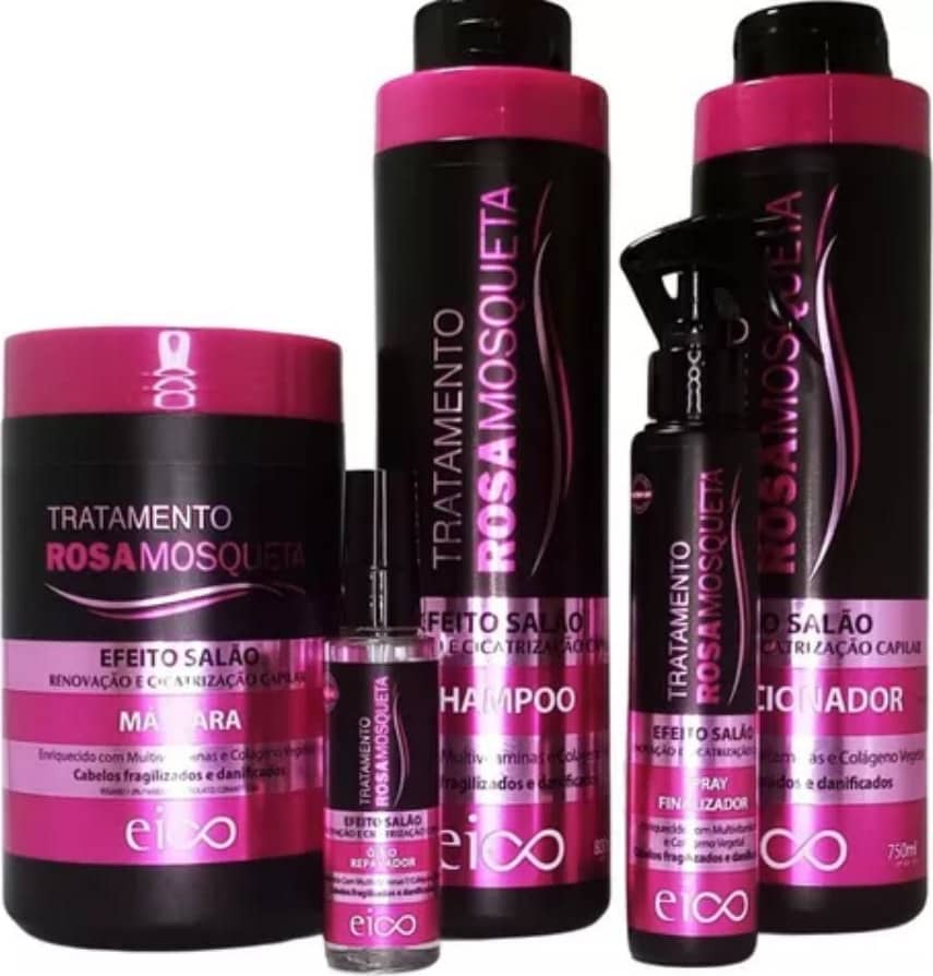MASCARA DE TRATAMENTO EICO ROSA MOSQUETA EFEITO SALÃO 1KG