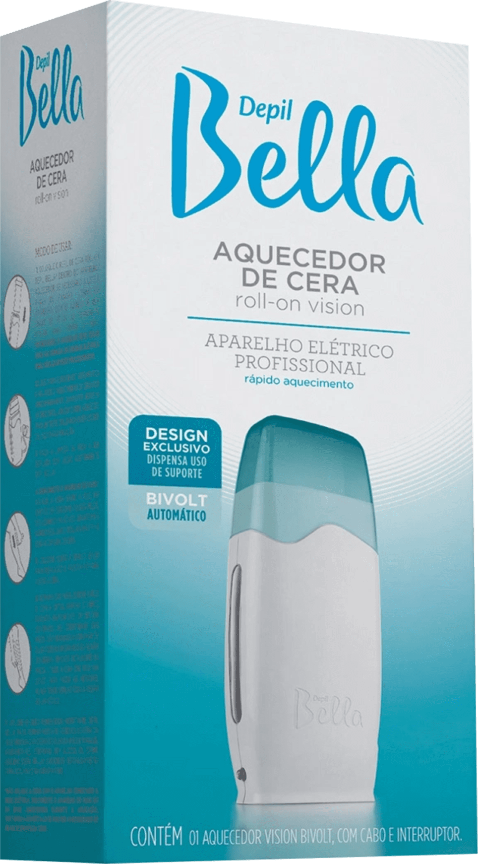 Aparelho Depilatório Roll-On Depill Bella Aquecedor | Beleza na Web
