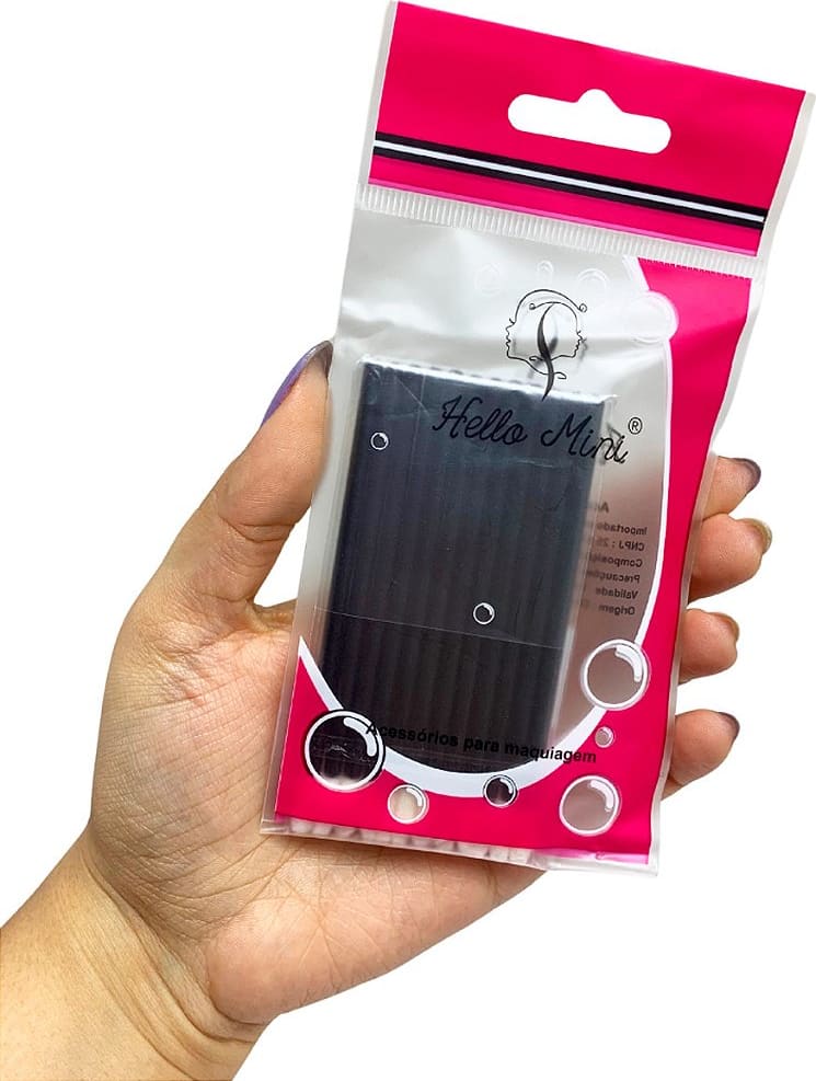Pincel Aplicador de Batom Descartável com 12 unidades Hello Mini CV359