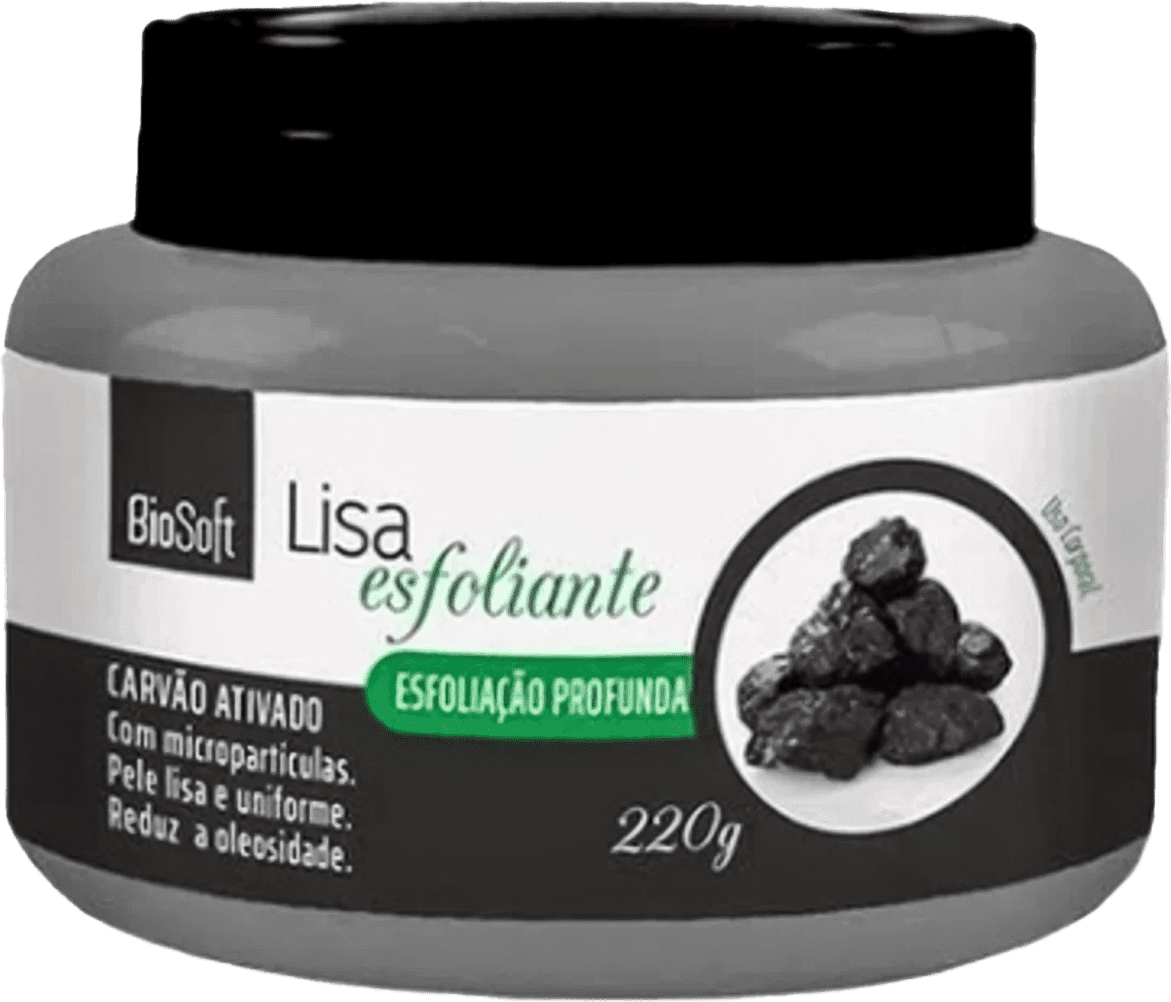 Esfoliante Corporal Bio Soft Lisa Carvão Ativado | Beleza na Web