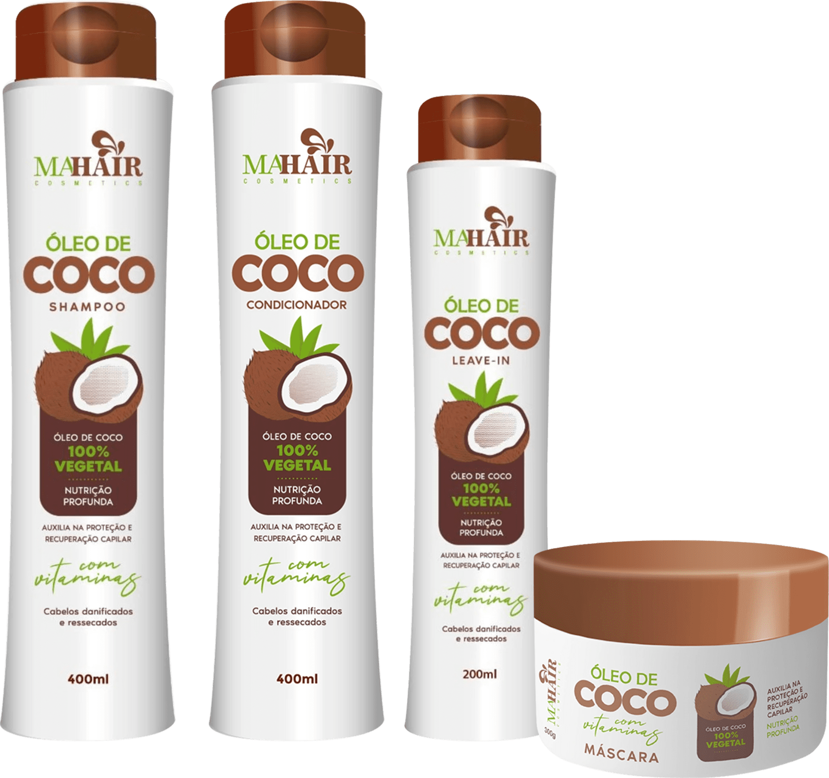Kit Mahair Óleo de Coco | Beleza na Web