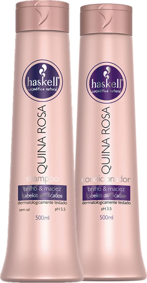 Kit Haskell Quina Rosa Duo Brilho e Maciez | Beleza na Web