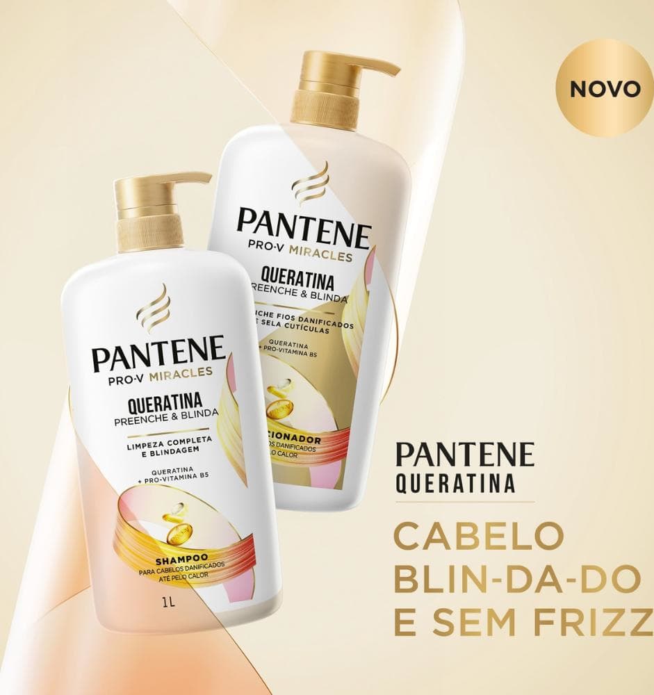 Shampoo Pantene Queratina 1L