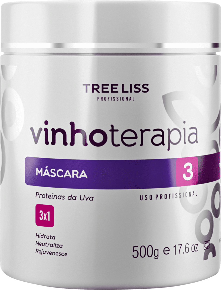 Kit TreeLiss Profissional Vinhoterapia Alisamento | Beleza na Web