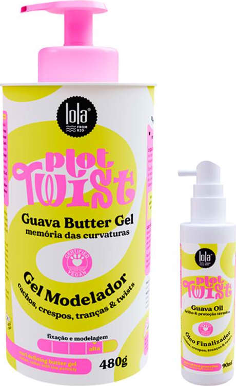 Kit Lola Cosmetics Plot Twist - Elixir Revitalizador 200ml e Gel Modelador 480g