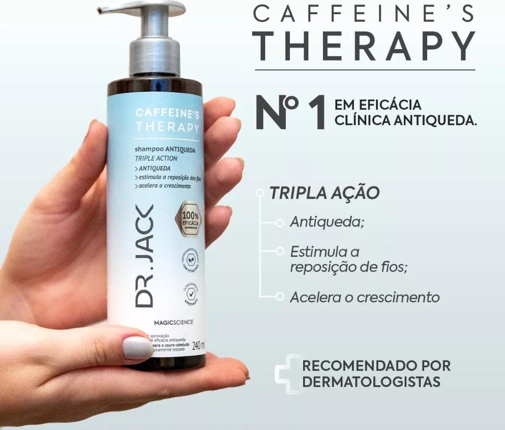 Dr. Jack - Shampoo 240ml + Suplemento 30 Capsulas