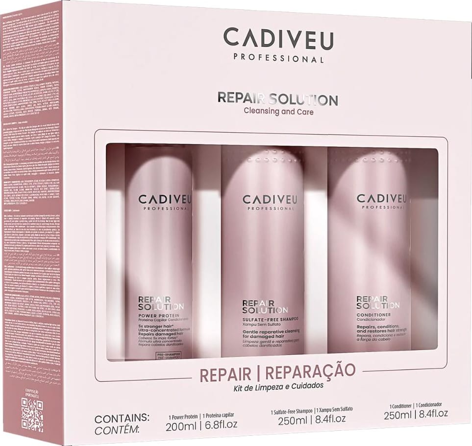 Kit Cadiveu Repair Solution + Reparador de Pontas Açaí 60ml
