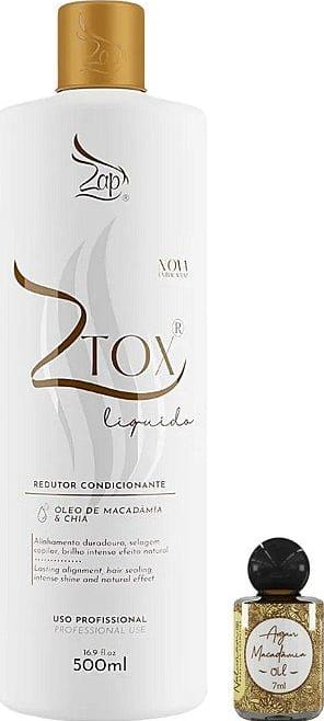 Zap Ztox Liquido Condicionante 500ml + Óleo de Argan