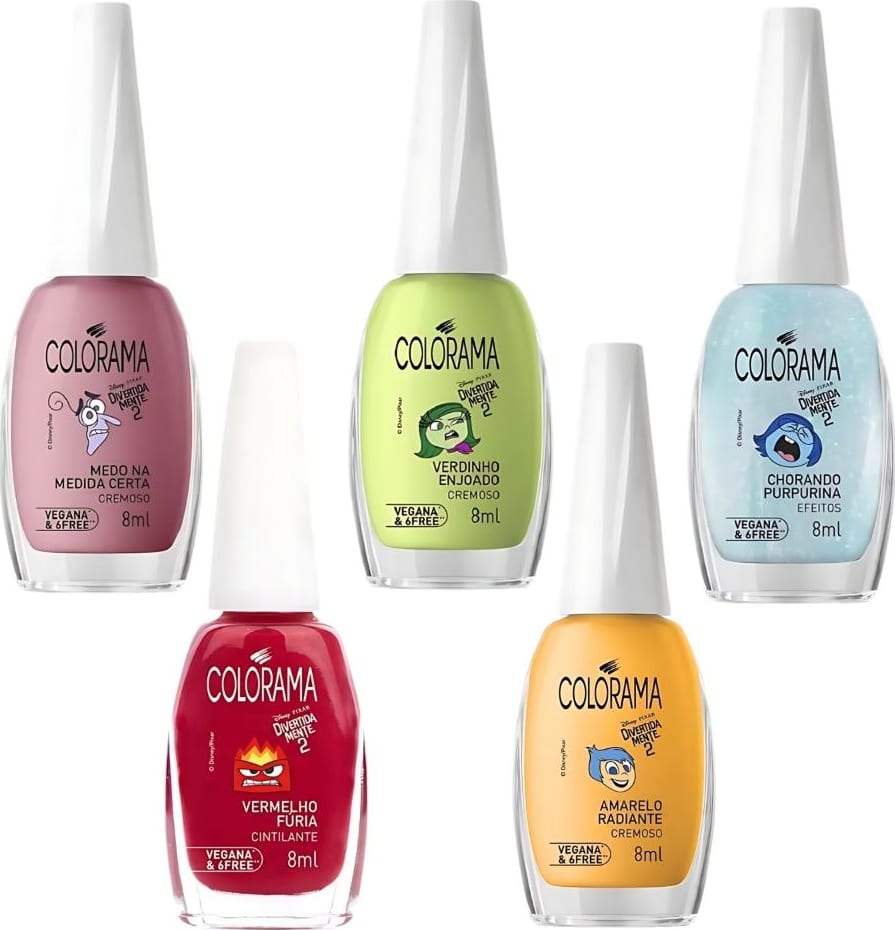 Kit Esmalte Colorama Divertidamente 2 Com 9 Cores 8ml