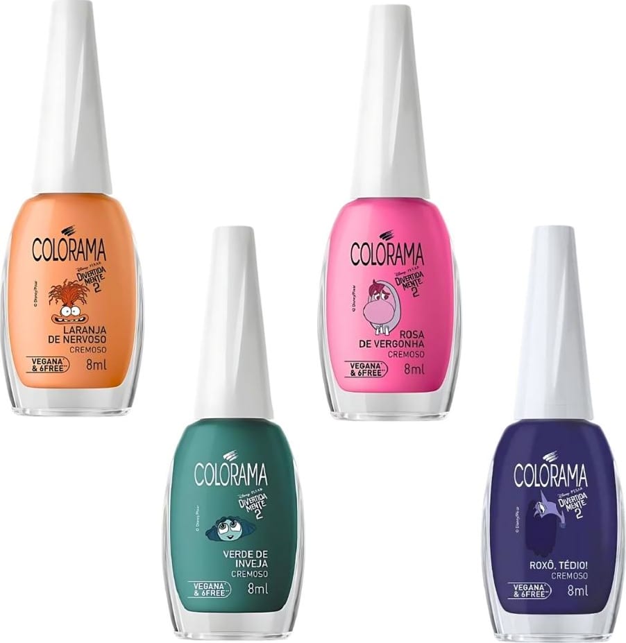 Kit Esmalte Colorama Divertidamente 2 Com 9 Cores 8ml