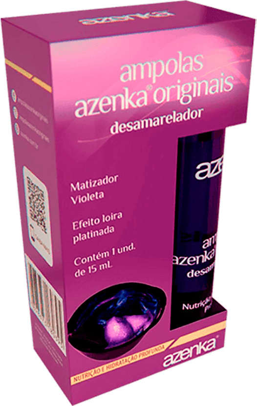 Ampola Desamareladora Azenka Chantilly | Beleza na Web