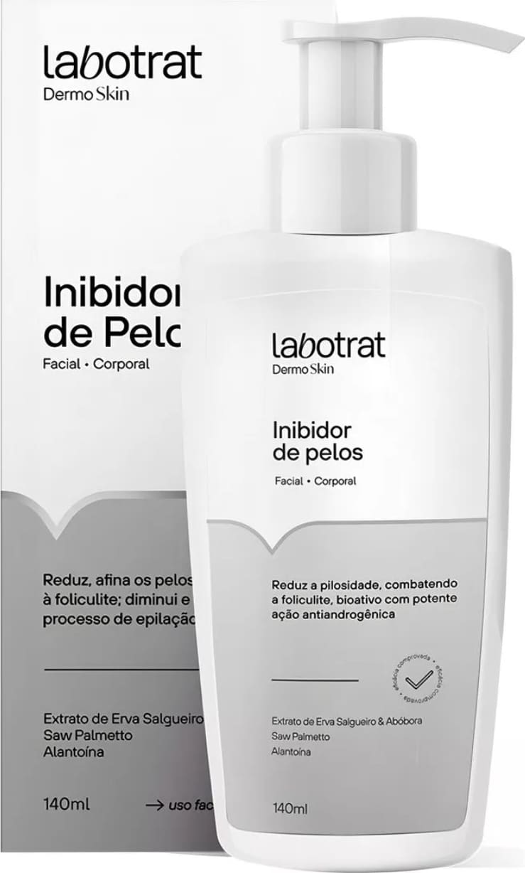 Inibidor de Pelos Facial e Corporal Labotrat 140ml