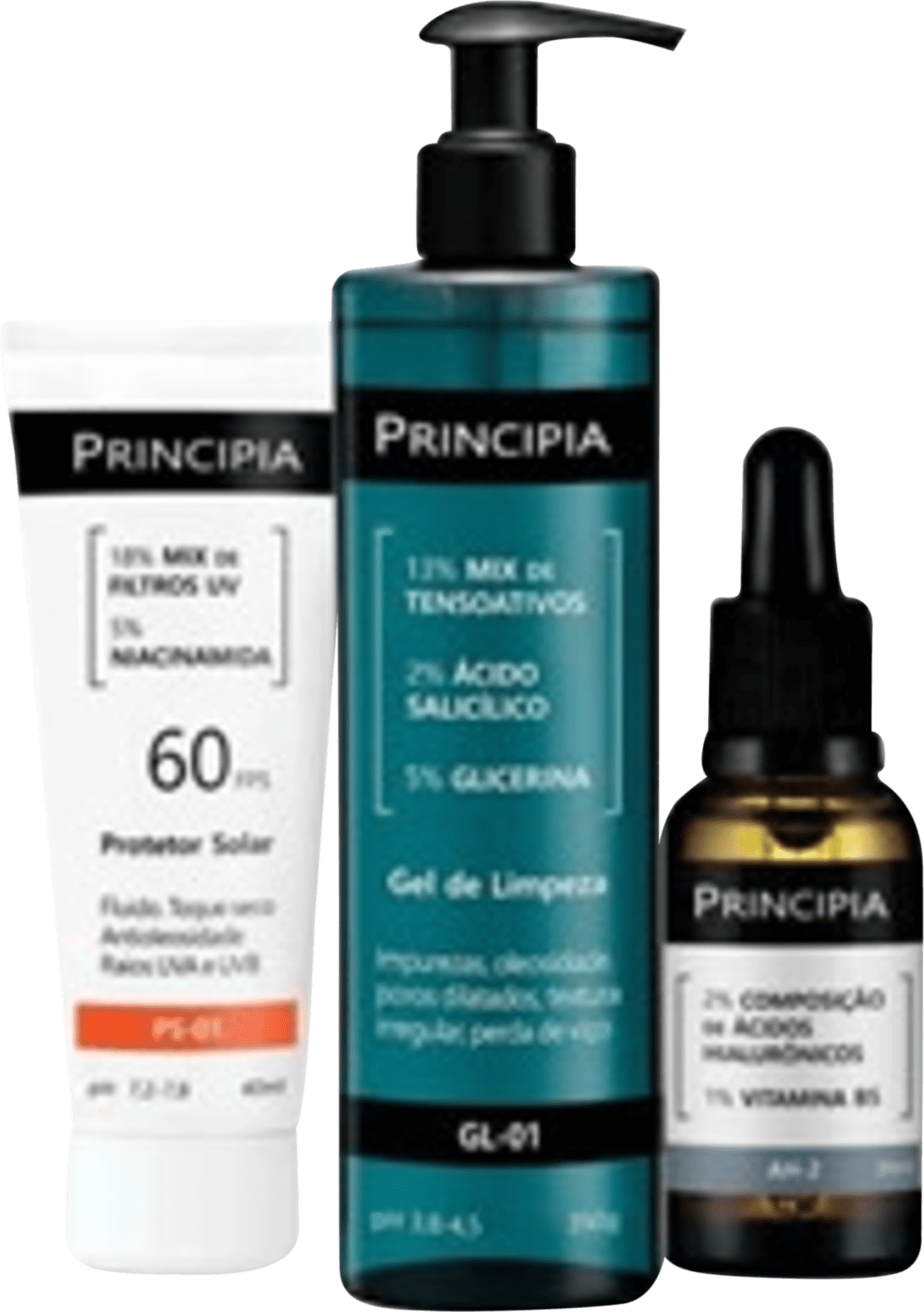 Kit Principia GL-01 + AH-2 + PS-01 | Beleza na Web